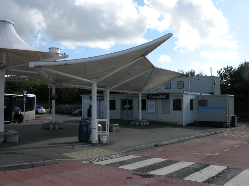 Bristol Airport | Modular Shelter Canopy | J & J Carter
