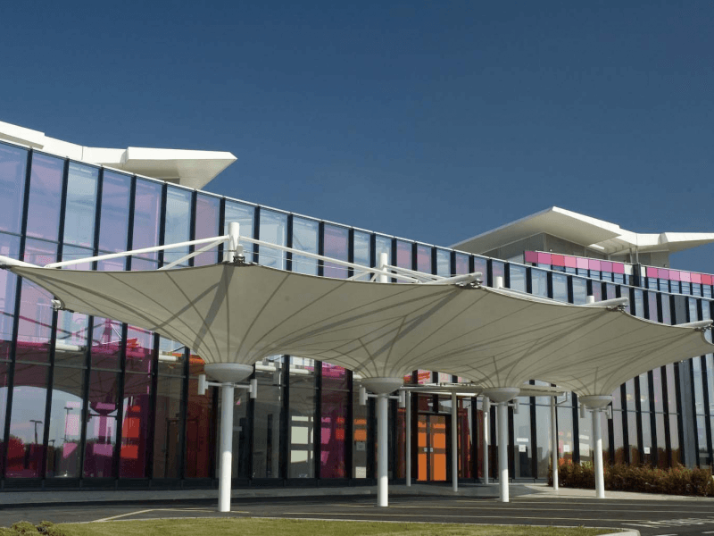 Ambulance Canopy - King's Mill Hospital | Case Study | J&J Carter