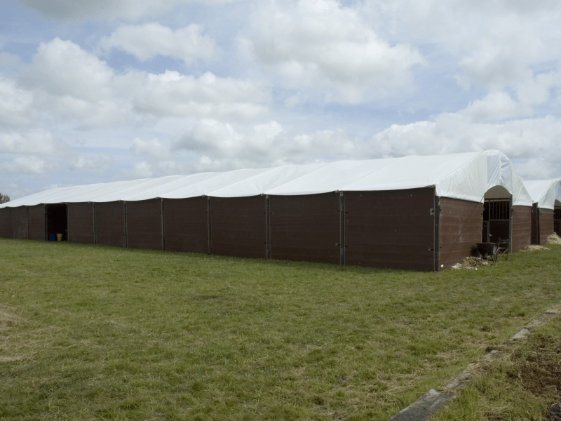 Hickstead Stables | Modular Curved Roof Structure | J & J Carter