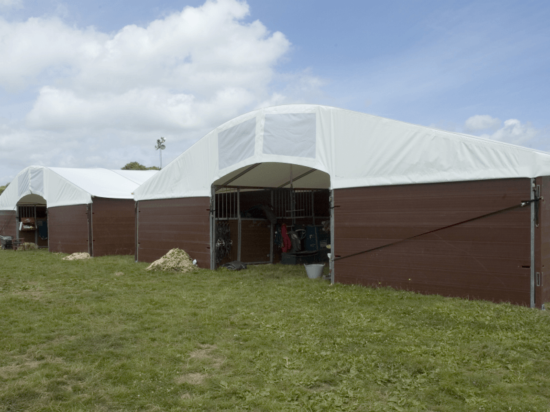Hickstead Stables | Modular Curved Roof Structure | J & J Carter