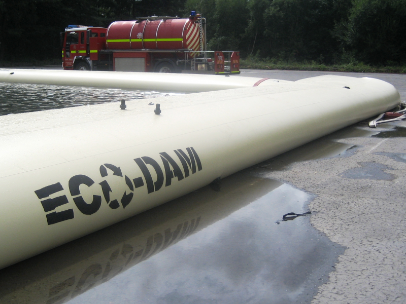 Temporary Eco-Dam Water Dams | Water Filled Dam | J & J Carter